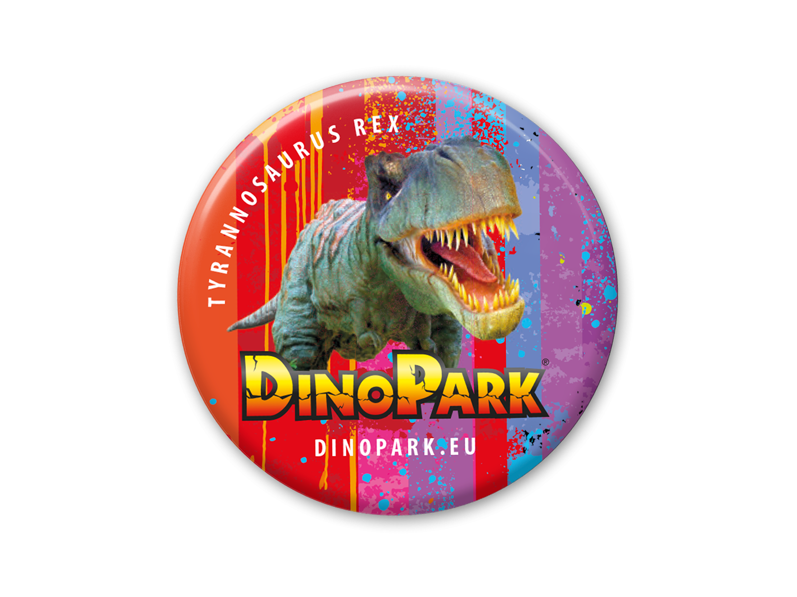 Placka T-Rex se špendlíkem | Frisbee a placky | DinoPark